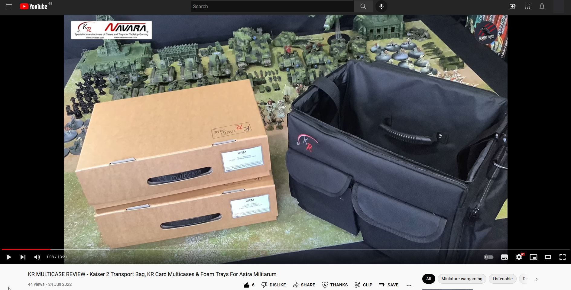 KR Figure Cases and Trays for Tabletop Gaming